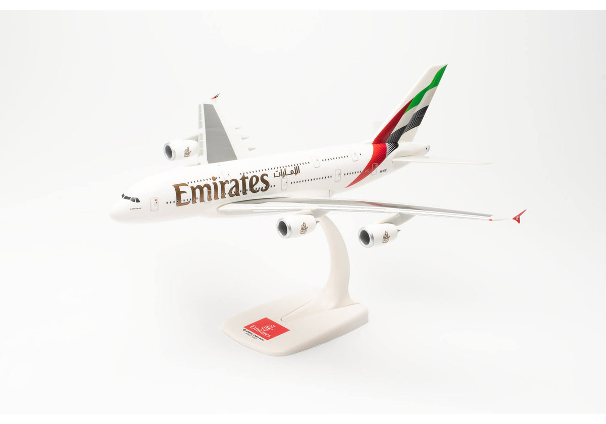 Airbus A380 Emirates Plane Model with Stand – 1/250 Scale – EraScaleModels