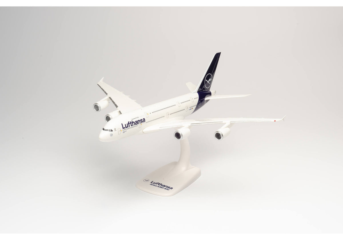 Airbus A380 Lufthansa Plane Model with Stand – 1/250 Scale – EraScaleModels