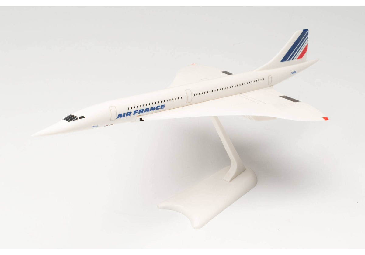 Concorde Air France Plane Model with Stand – 1/250 Scale – EraScaleModels