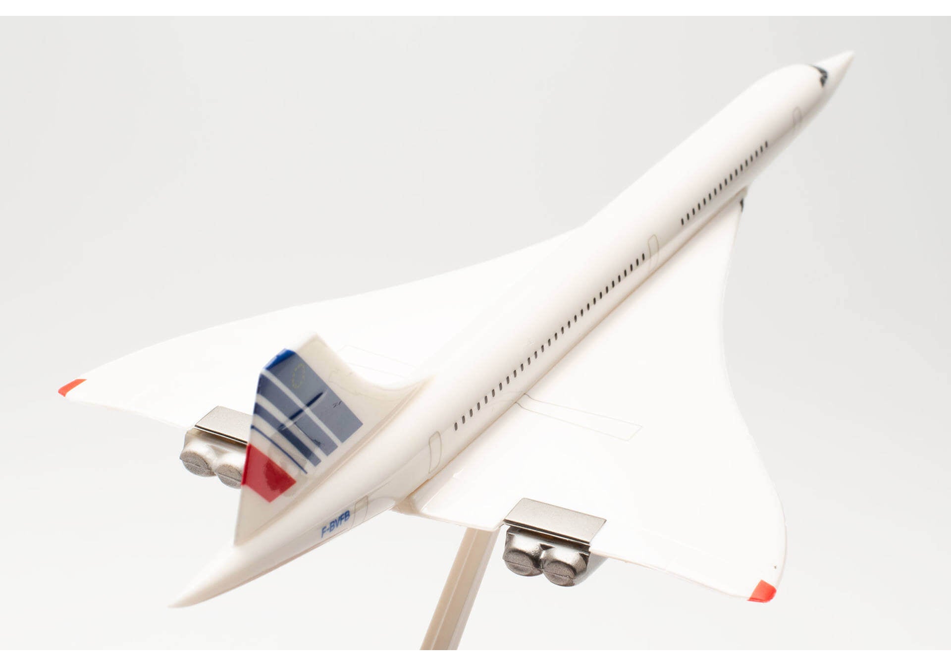 Concorde Air France Plane Model with Stand – 1/250 Scale – EraScaleModels